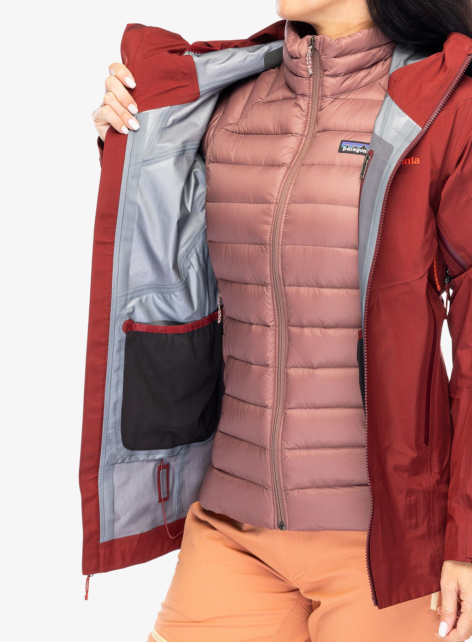 Geaca GORE-TEX femei Patagonia Super Free Alpine Jacket - oxide red | 8a.ro
